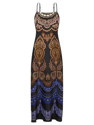 Farm Rio Nicole Printed Jersey Maxi Dress - Multi