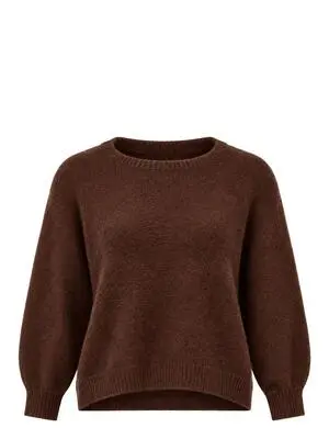 LUELLA FASHION Bettina Short Alpaca Jumper Chocolate - Brown