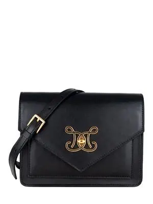 DE MARQUET Envelope Calfskin Onyx - Black