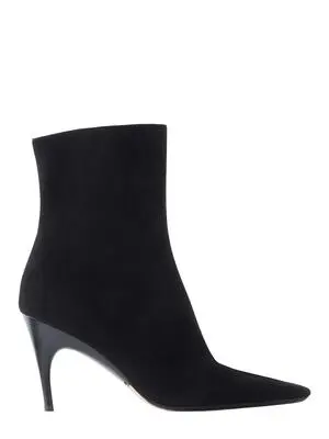 Balenciaga Duchesse 90 Suede Ankle Boots - Black