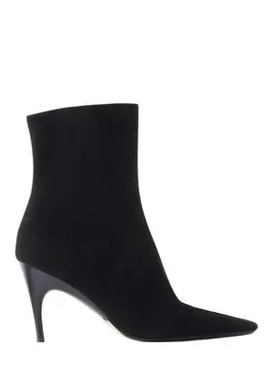Balenciaga Duchesse 90 Suede Ankle Boots - Black
