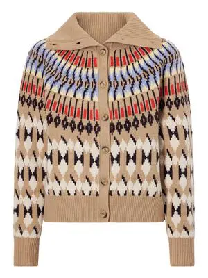 Polo Ralph Lauren Wool And Cashmere-blend Cardigan - Multi
