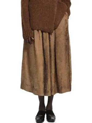 UMA WANG Gillian Skirt - Brown