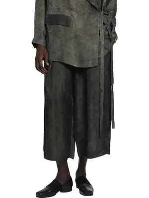 UMA WANG Poetic Pants Green