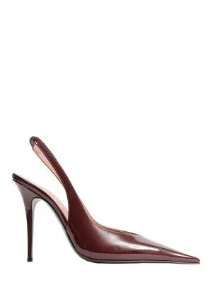 Amina Muaddi Anok Sling Pumps 105 - Red