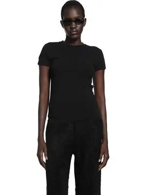 THOM KROM Cotton Jersey T-shirt - Black