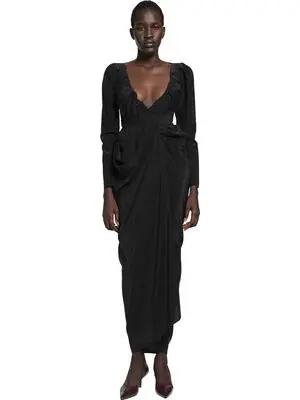 VIVIENNE WESTWOOD Kendall Wrap Dress - Black