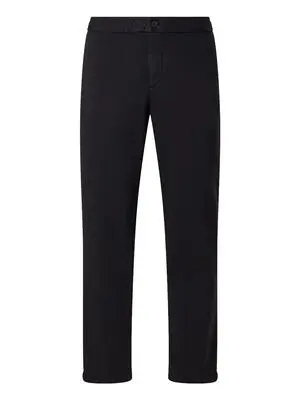 Mr P. Tapered Cotton-blend Jersey Drawstring Sweatpants - Black