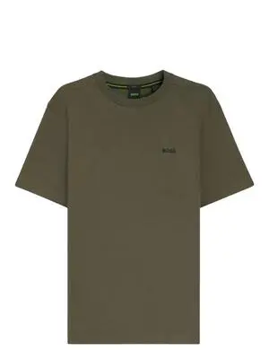 BOSS Stretch-cotton T-shirt With Logo Detail