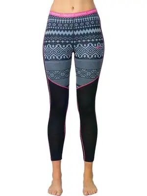 Kari Traa Live Patterned Leggins - Blue