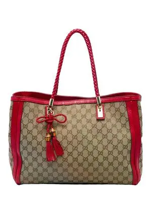 Gucci 2016-2026 Gg Canvas Bella Tote Bag - Neutrals