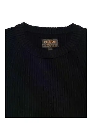 Filson Ribbed-knit Raglan-sleeve Sweater - Blue