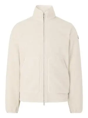 MONCLER Moncler - Logo-Appliquéd Zip-Up Fleece Jacket - Men - Neutrals - S