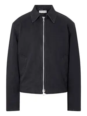 Our Legacy Our Legacy - Slight Padded Organic Cotton-Twill Jacket - Men - Black  Black