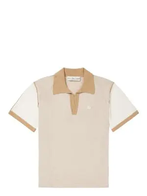 GOD'S TRUE CASHMERE God's True Cashmere - Logo-Embroidered Cashmere Polo Shirt - Men - Neutrals - M