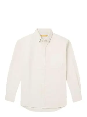 FRIZMWORKS Cotton-corduroy Shirt - Ecru