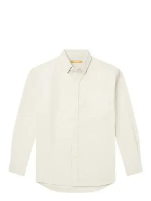 FRIZMWORKS Cotton-corduroy Shirt - Ecru