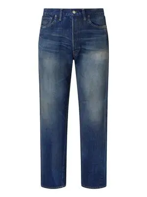 A.PRESSE Tapered Jeans - Blue