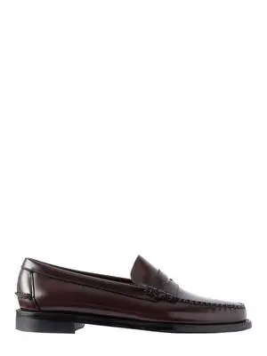 SEBAGO Dan Leather Penny Loafers Brown