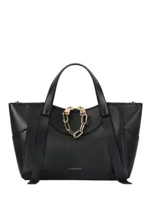 Givenchy Small The Snatch Bag In Grained Leather - Black