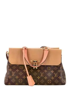 LOUIS VUITTON Venus Handbag Monogram Canvas And Leather Satchel Neutrals