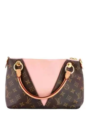 LOUIS VUITTON V Monogram Canvas And Leather Bb Tote Bag - Brown