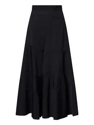 Junya Watanabe Wide-leg Ankle-crop Wool Trousers - Black