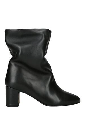 ANONYMOUS COPENHAGEN Lully 55 Leather Heeled Ankle Boots Black