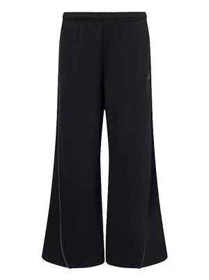 TALA Multiway Wide-leg Cotton Jogging Bottoms - Black