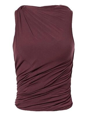 Rick Owens Luna Draped Jersey Top 10 Wine