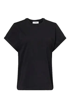 Victoria Beckham Tilly Round-neck Cotton T-shirt - Black