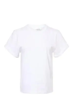 Victoria Beckham Tilly Round-neck Cotton T-shirt - White