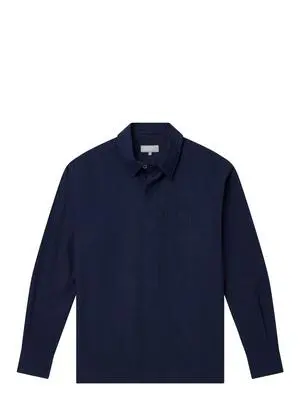 MARGARET HOWELL Cotton-poplin Shirt - Blue