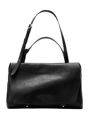 ALLSAINTS Joan Leather Satchel Bag - Black