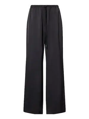 Camilla And Marc Ground Relaxed Satin Trousers - Black