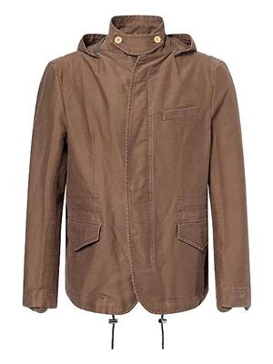Sacai Flap-pocket Cotton Jacket - Brown