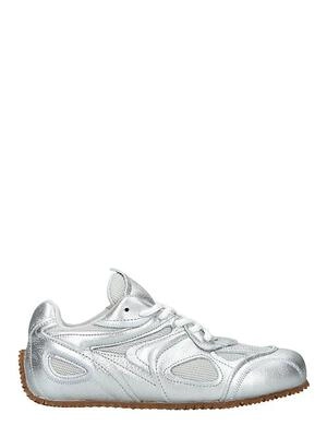 Axel Arigato Slow Runner Leather Trainers - Silver Com