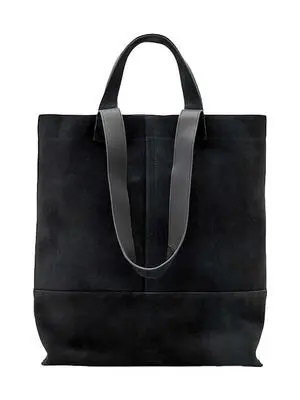 ALLSAINTS Cassius Suede Tote Bag - Black