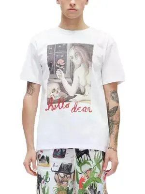 ENDLESS JOY Hello Dear Graphic-print T-shirt - White