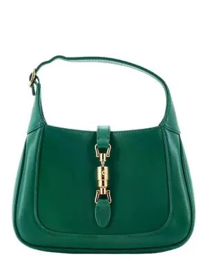 Gucci Jackie 1961 Leather Mini Hobo Bag Green