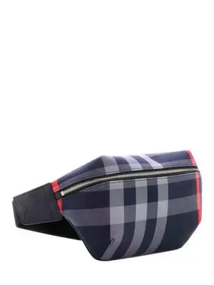 Burberry Sonny House Check Canvas Belt Bag - Black