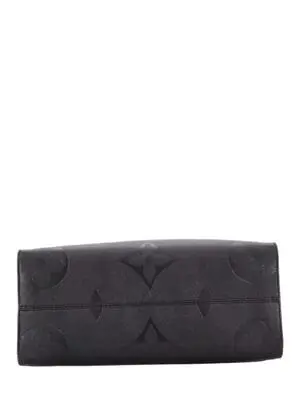 LOUIS VUITTON Onthego Monogram Empreinte Giant Mm Tote Bag - Black