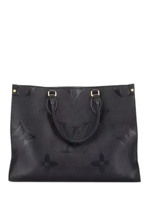 LOUIS VUITTON Onthego Monogram Empreinte Giant Mm Tote Bag - Black