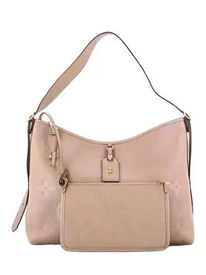 LOUIS VUITTON Carryall Monogram Empreinte Giant Mm Hobo Bag - Neutrals