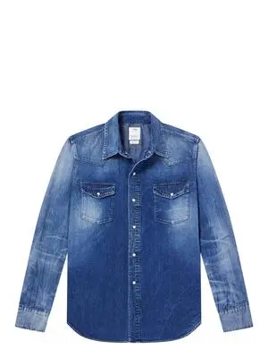 Visvim Social Sculpture Denim Shirt - Navy
