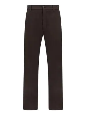 Paul & Shark Pantalone Bellagio Wide Leg - Coffe