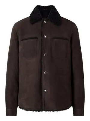 Mr P. Shearling Jacket - Brown