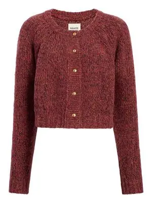 Khaite Niels Cardigan - Cherry