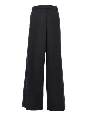 DRIES VAN NOTEN Dries Van Noten Women Wool Gabardine Wide Leg Pants
