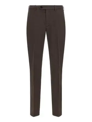 Brunello Cucinelli American Pima Cotton Pants - Brown